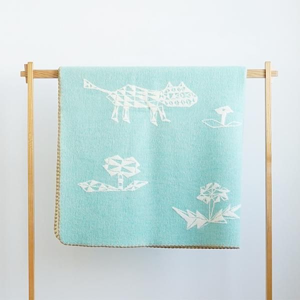 ミナペルホネン Tama ウールブランケット mint 大サイズ のぼ ミナペルホネン Tama ウールブランケット mint 大サイズ のぼ