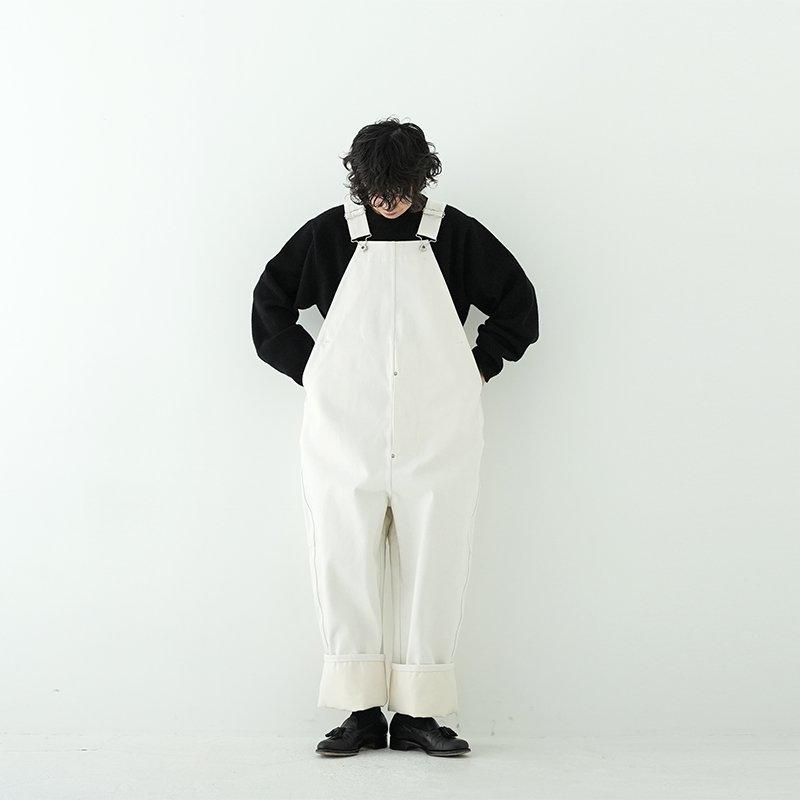 TUKI / type 2 LOOSE FIT SALOPETTES (white) - dieci|online shop TUKI / type 2 LOOSE FIT SALOPETTES (white) - dieci|online shop