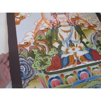 たんか曼荼羅1718観音菩薩 - ネパール、アジア、世界不思議 たんか曼荼羅1718観音菩薩 - ネパール、アジア、世界不思議