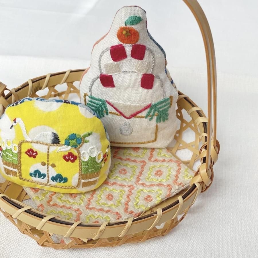 お正月に飾れる刺繍キット通販 | 鶴亀門松の刺繍ぐるみ お正月に飾れる刺繍キット通販 | 鶴亀門松の刺繍ぐるみ