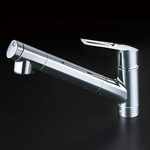 パナソニック KVK 水栓 KM6001EPC キッチン 浄水 一体 混合 - キッチン/食器
