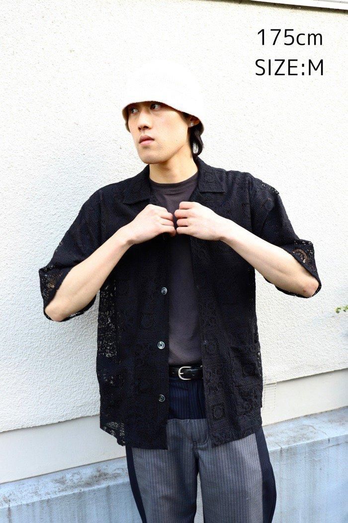 Needles / Cabana Shirt - C/PE Lace Cloth / Square - 乱痴気 Needles / Cabana Shirt - C/PE Lace Cloth / Square - 乱痴気