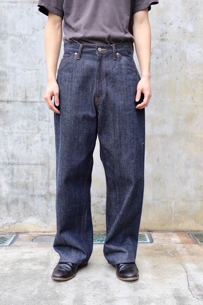 STABILIZER GNZ / 0-38 waist overall - indigo - 乱痴気LANTIKI STABILIZER GNZ / 0-38 waist overall - indigo - 乱痴気LANTIKI