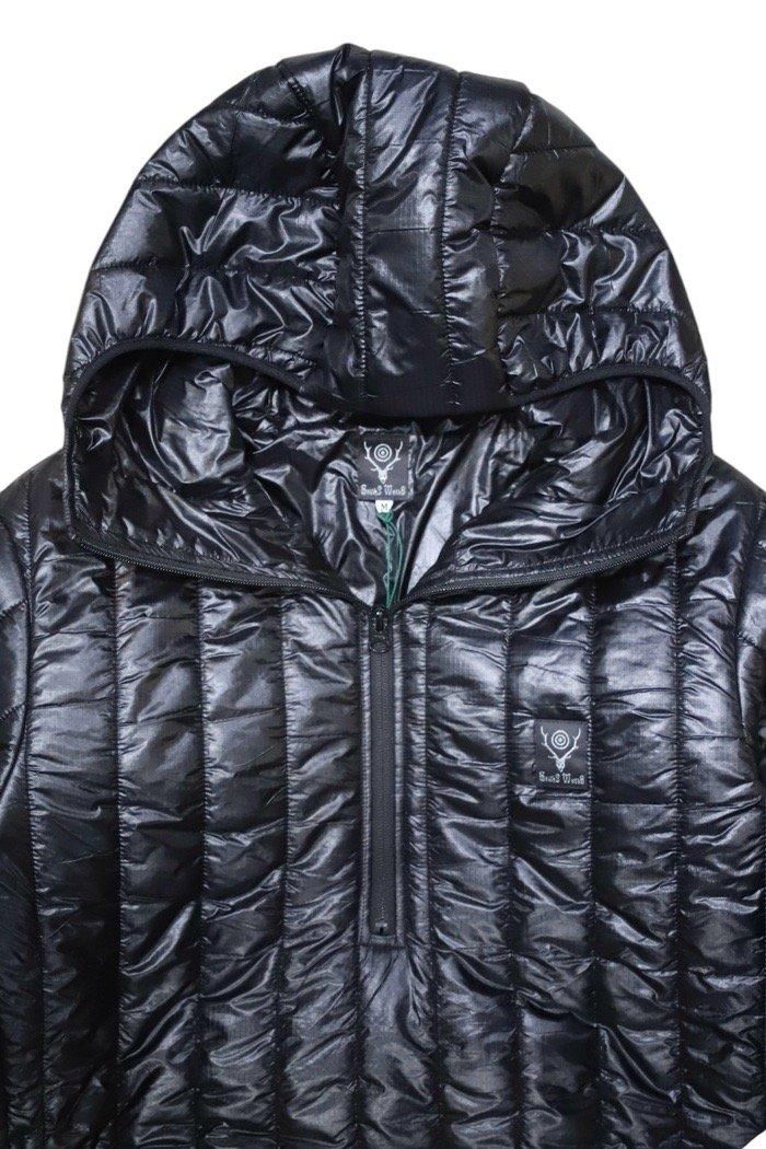 South2West8 / Quilted Pullover Parka Nylon Ripstop - black South2West8 / Quilted Pullover Parka Nylon Ripstop - black
