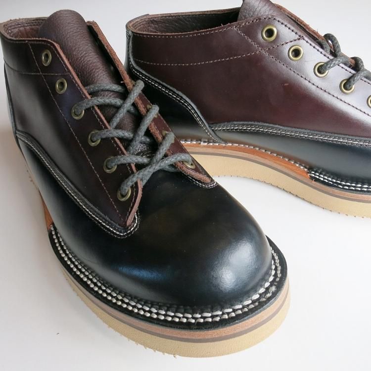 SLOW WEAR LION OB-82222CS ブルアップレザー レーストゥトゥ SLOW WEAR LION OB-82222CS ブルアップレザー レーストゥトゥ