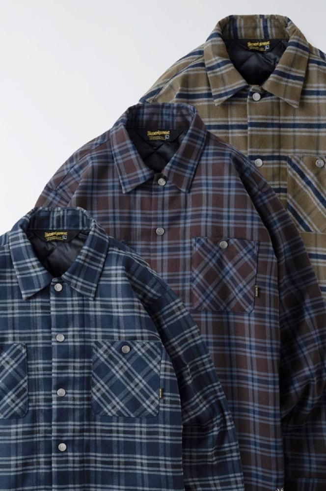 BLUCO ブルコ OL-046-022 QUILTING FLANNEL SHIRTS キルティング BLUCO ブルコ OL-046-022 QUILTING FLANNEL SHIRTS キルティング