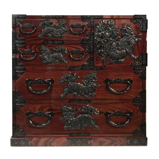 手許箪笥 ◇仙台箪笥錺金具職人 八重樫榮吉作◇ - 仙台箪笥協同 手許箪笥 ◇仙台箪笥錺金具職人 八重樫榮吉作◇ - 仙台箪笥協同
