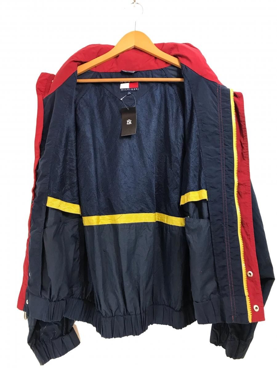 90s TOMMY HILFIGER Nylon Sailing Jacket 紺 XL トミー 90s TOMMY HILFIGER Nylon Sailing Jacket 紺 XL トミー