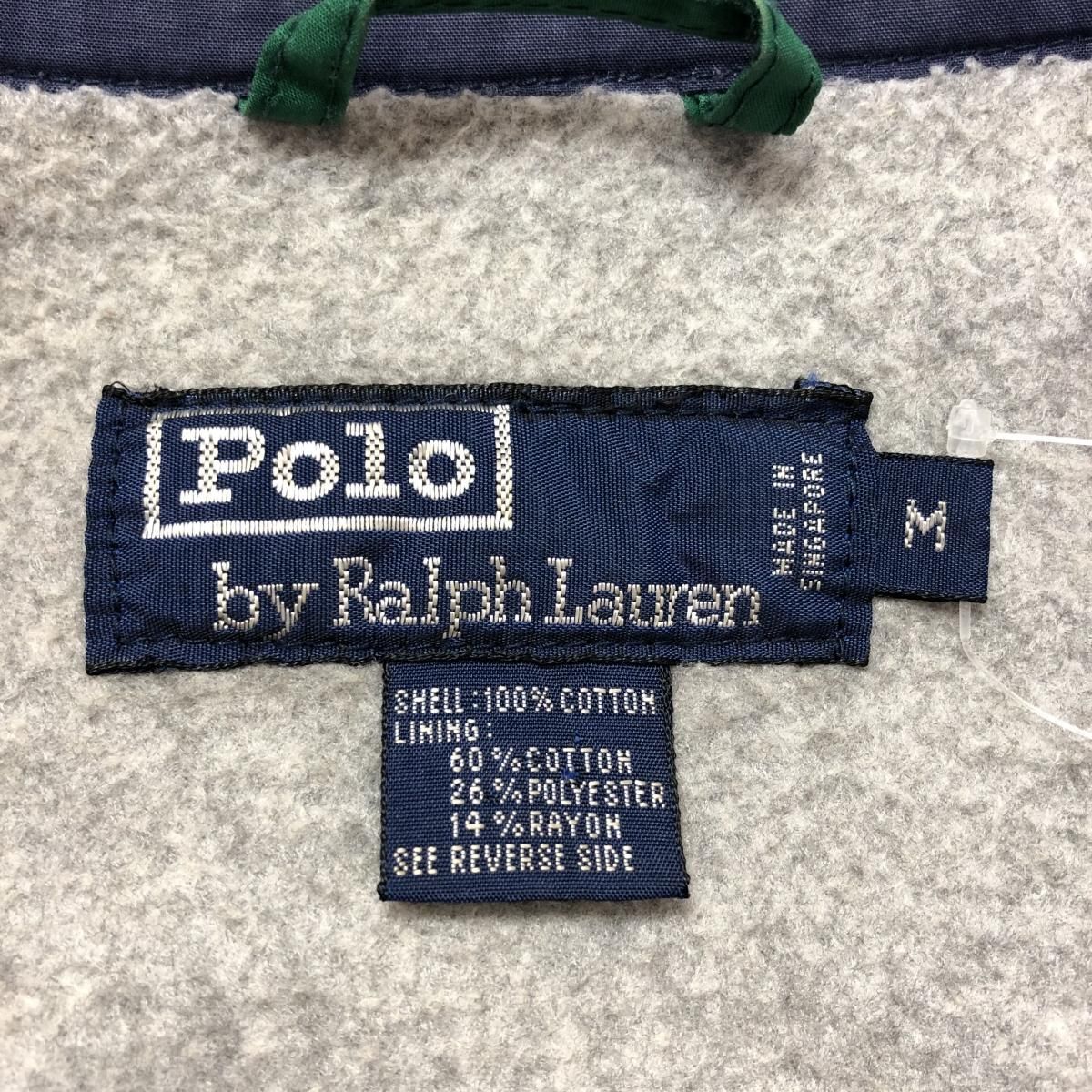 90s Polo Ralph Lauren Fleece Lined Cotton Drizzler Jacket 90s Polo Ralph Lauren Fleece Lined Cotton Drizzler Jacket