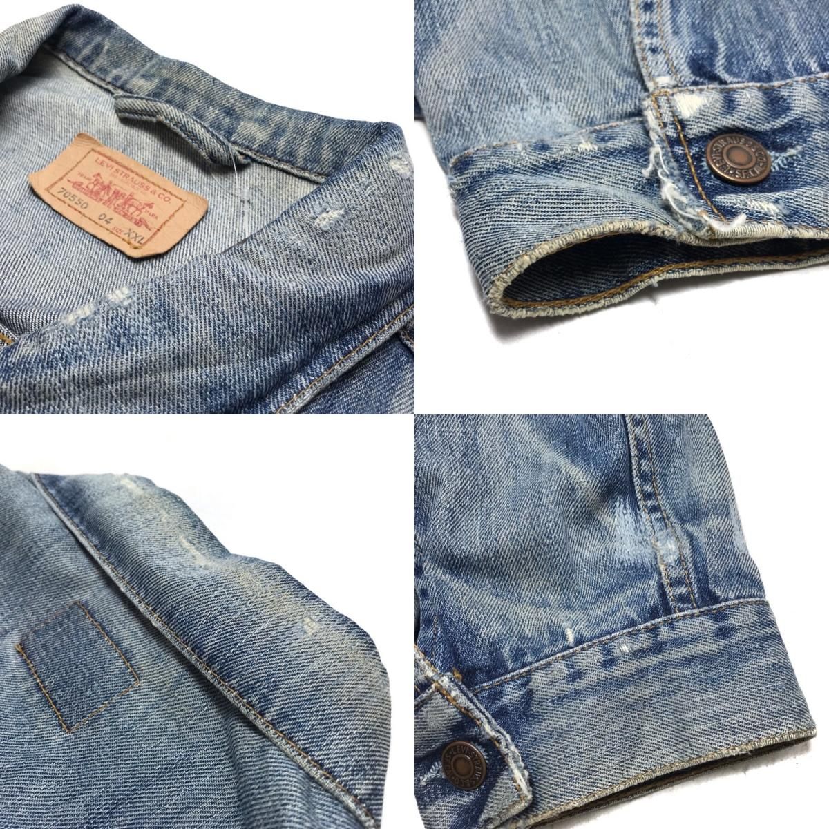 Levi's 70550-0414 Denim Jacket 青 XXL Levis リーバイス Levi's 70550-0414 Denim Jacket 青 XXL Levis リーバイス