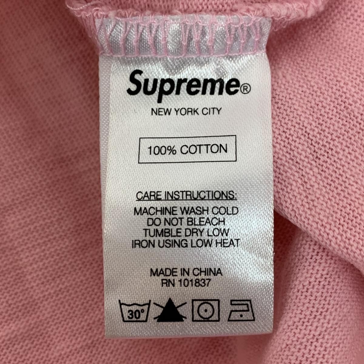 15SS SUPREME × Mark Gonzales Embroidered Pocket Tee ピンク M 15SS SUPREME × Mark Gonzales Embroidered Pocket Tee ピンク M