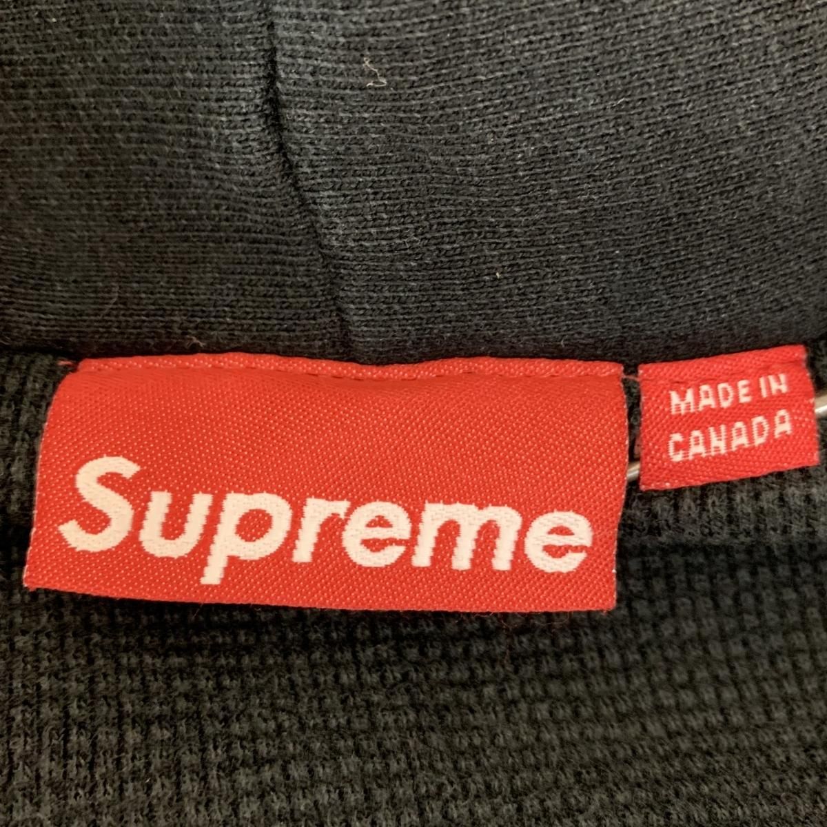 SUPREME Arc Logo Thermal Zip Up Hoodie 黒 L シュプリーム SUPREME Arc Logo Thermal Zip Up Hoodie 黒 L シュプリーム