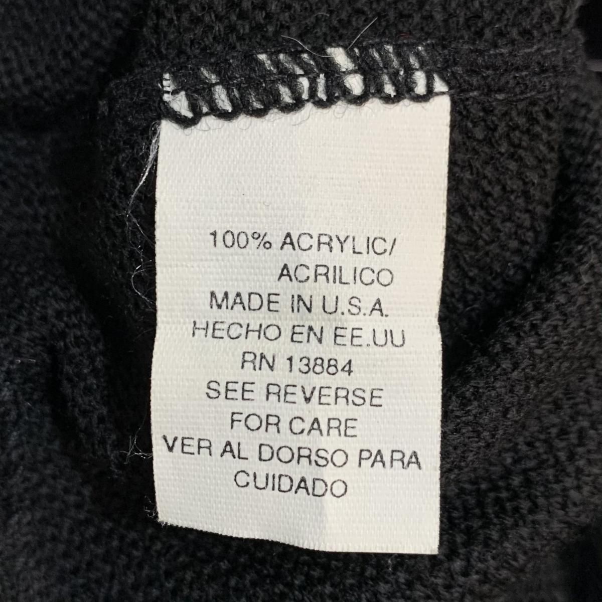 USA製 IZOD Acrylic Knit Cardigan 黒 XL アイゾッド アクリル USA製 IZOD Acrylic Knit Cardigan 黒 XL アイゾッド アクリル