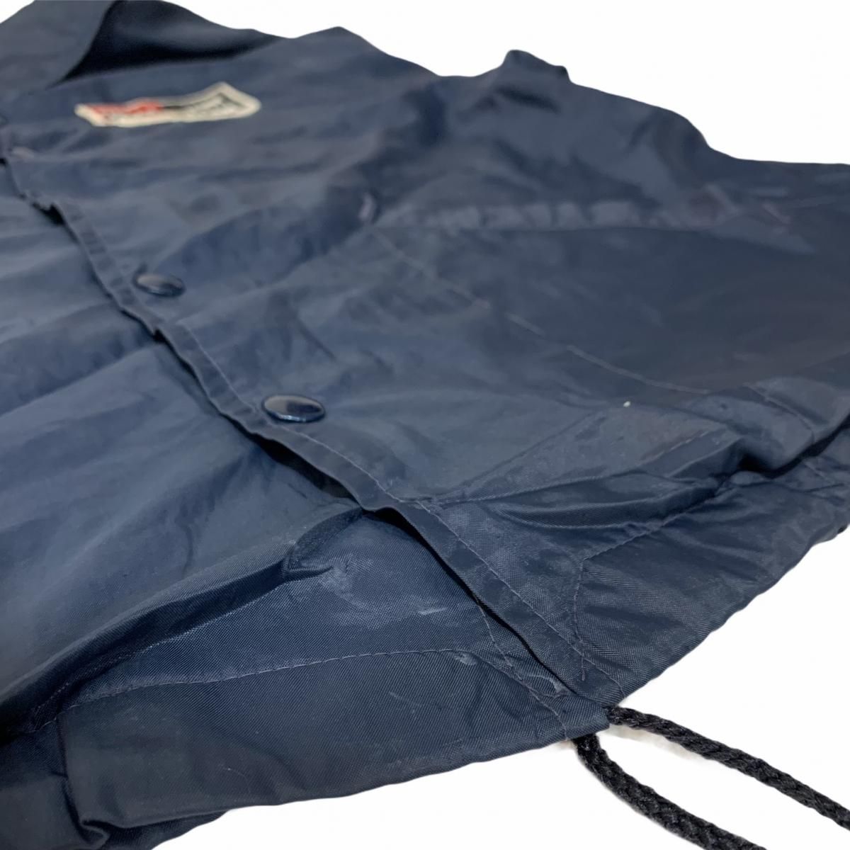 70s~80s CHAMPION PLUG Nylon Coach Jacket 紺 XL チャンピオン 70s~80s CHAMPION PLUG Nylon Coach Jacket 紺 XL チャンピオン
