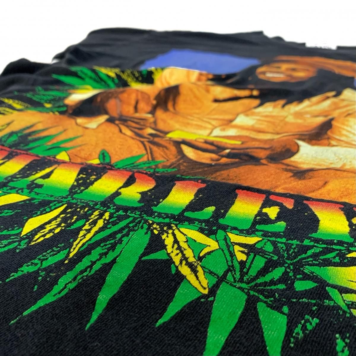 USA製 93年 BOB MARLEY Print S/S Tee 黒 L ボブマーリー 半袖 T USA製 93年 BOB MARLEY Print S/S Tee 黒 L ボブマーリー 半袖 T