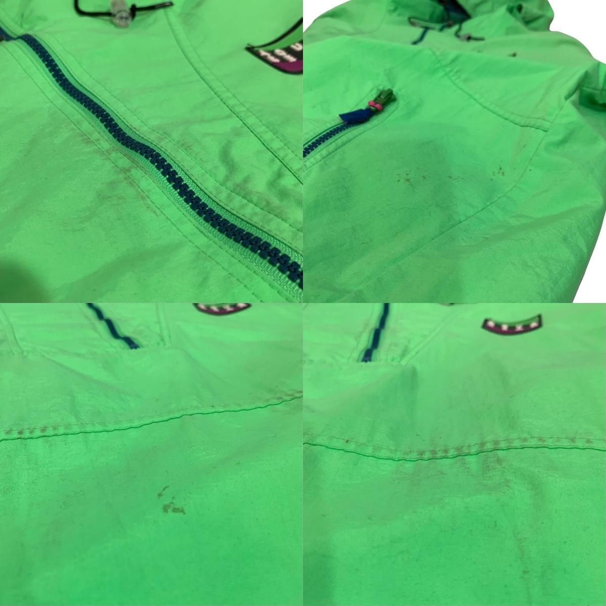 91年製 NIKE AQUA GEAR Reversible Anorak Parka 蛍光緑紫 XL 91年製 NIKE AQUA GEAR Reversible Anorak Parka 蛍光緑紫 XL