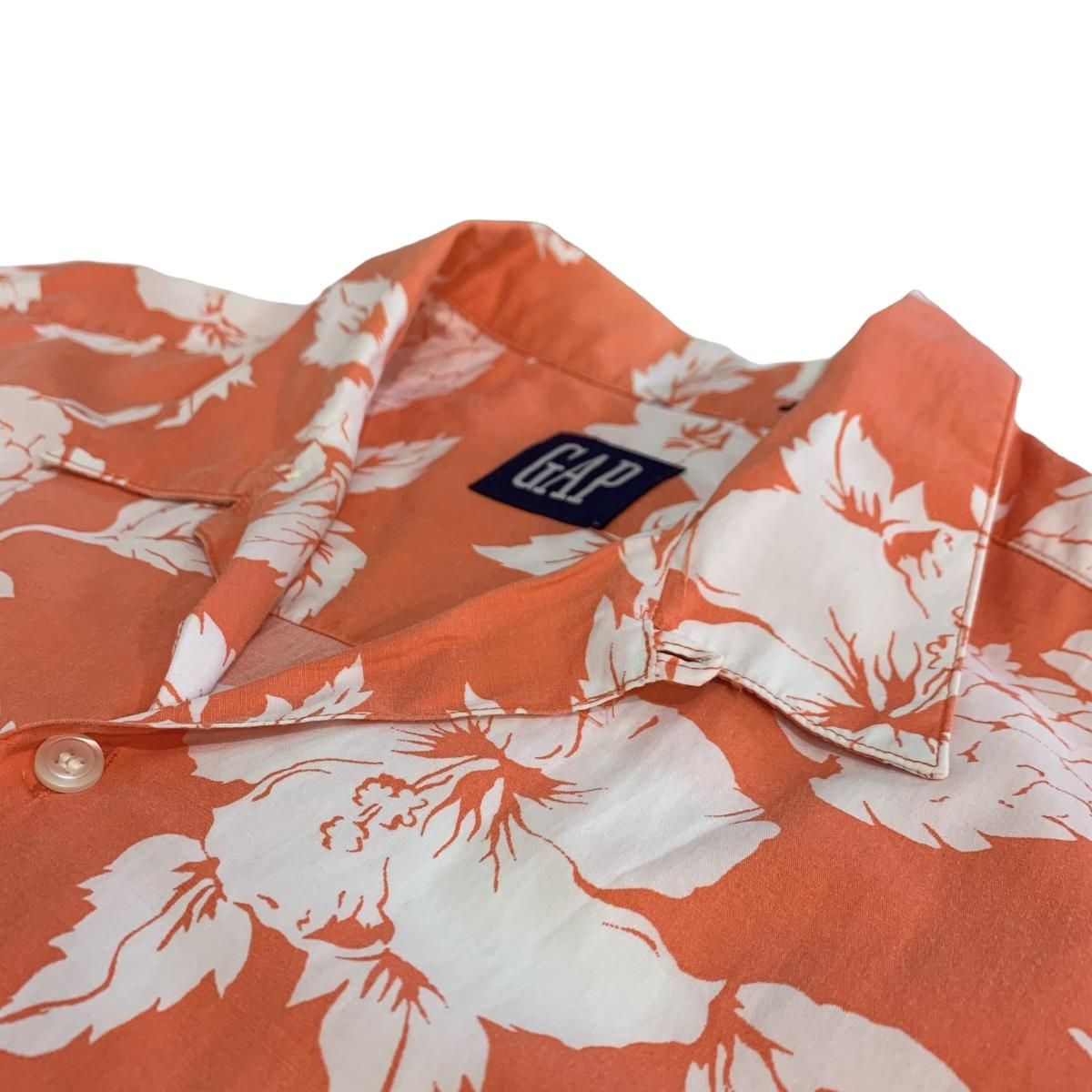 90s OLD GAP Cotton Aloha Shirt オレンジ XL オールドギャップ 90s OLD GAP Cotton Aloha Shirt オレンジ XL オールドギャップ
