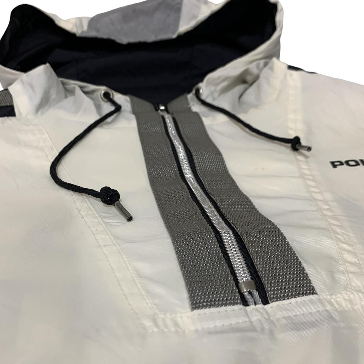 90s POLO SPORT Logo Anorak Parka 白 XL ポロスポーツ 90s POLO SPORT Logo Anorak Parka 白 XL ポロスポーツ
