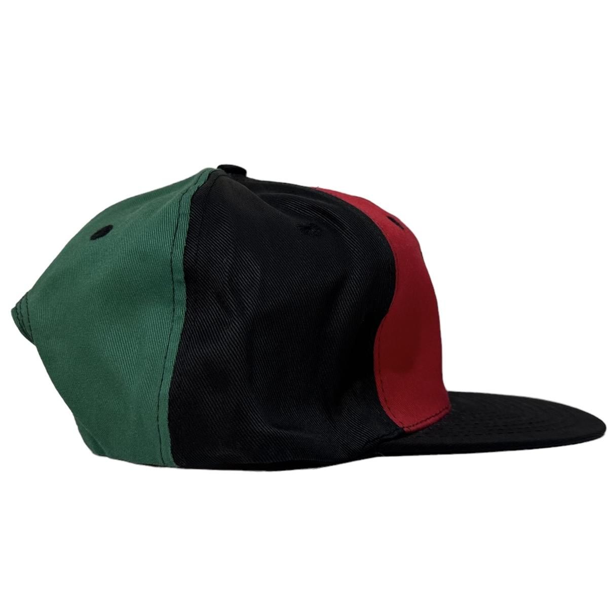 90s Logo 6 Panel Cap 赤緑黒 6パネルキャップ スナップバック 90s Logo 6 Panel Cap 赤緑黒 6パネルキャップ スナップバック