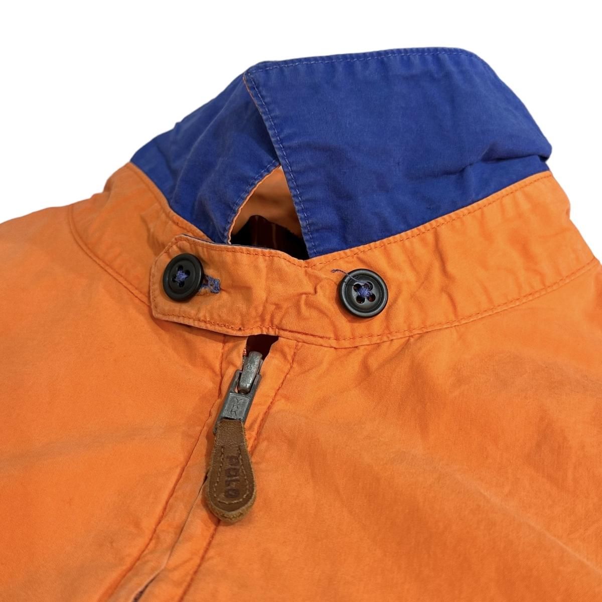 USA製 90s POLO SPORT Cotton Drizzler Jacket オレンジ M ポロ USA製 90s POLO SPORT Cotton Drizzler Jacket オレンジ M ポロ