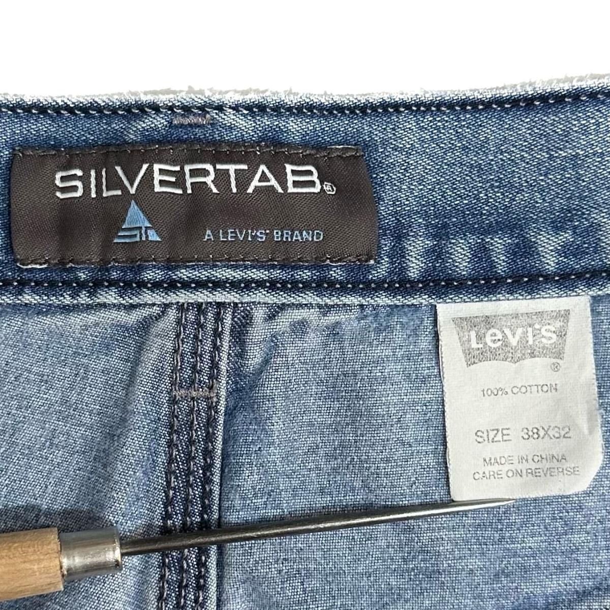 00s Levi's SilverTab Denim Painter Pants 薄青 W38×L32 Levis 00s Levi's SilverTab Denim Painter Pants 薄青 W38×L32 Levis