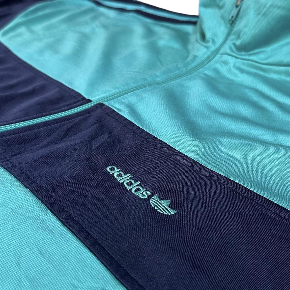 90s adidas Track Jacket エメラルド紺 L アディダス トラック 90s adidas Track Jacket エメラルド紺 L アディダス トラック