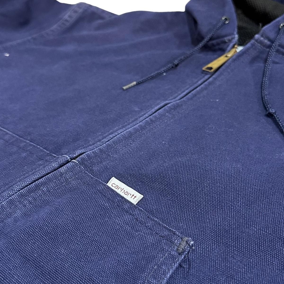 USA製 90s Carhartt Thermal Lined Active Jacket 紺 M USA製 90s Carhartt Thermal Lined Active Jacket 紺 M