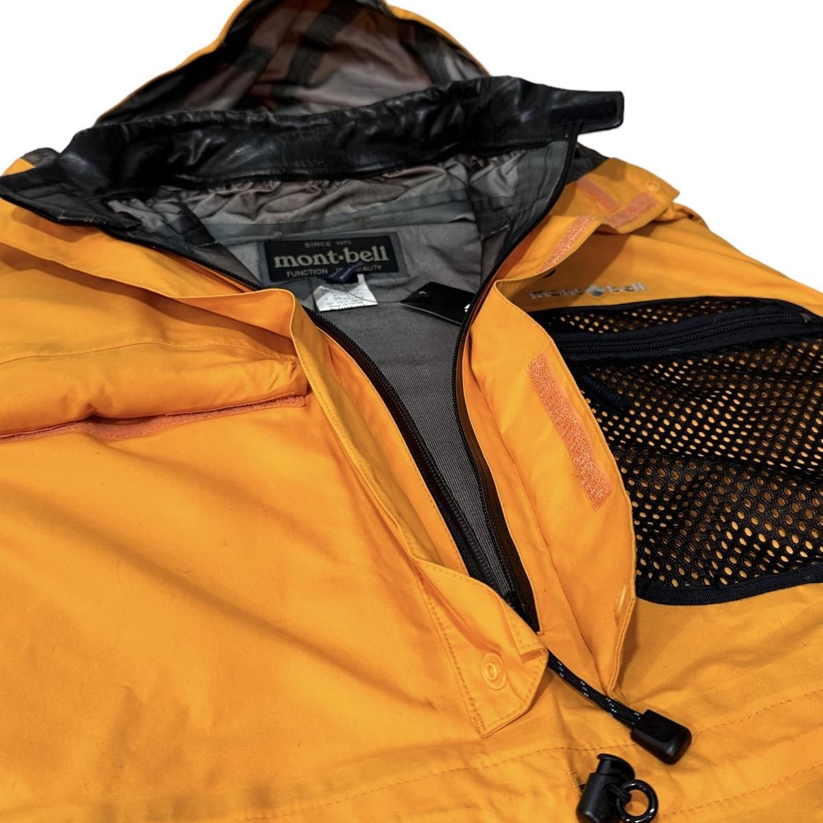 90s~00s mont-bell Kayak Pullover Jacket 黄 S モンベル 90s~00s mont-bell Kayak Pullover Jacket 黄 S モンベル