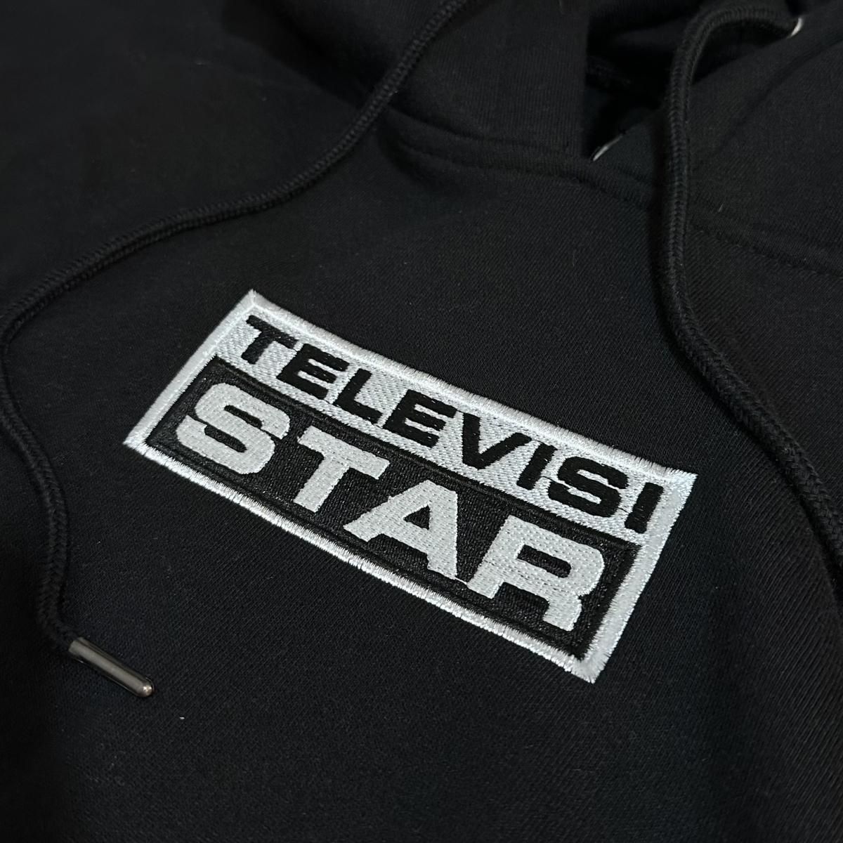 新品 TELEVISI STAR Box Logo Hoodie (BLACK) XL テレビジスター 新品 TELEVISI STAR Box Logo Hoodie (BLACK) XL テレビジスター
