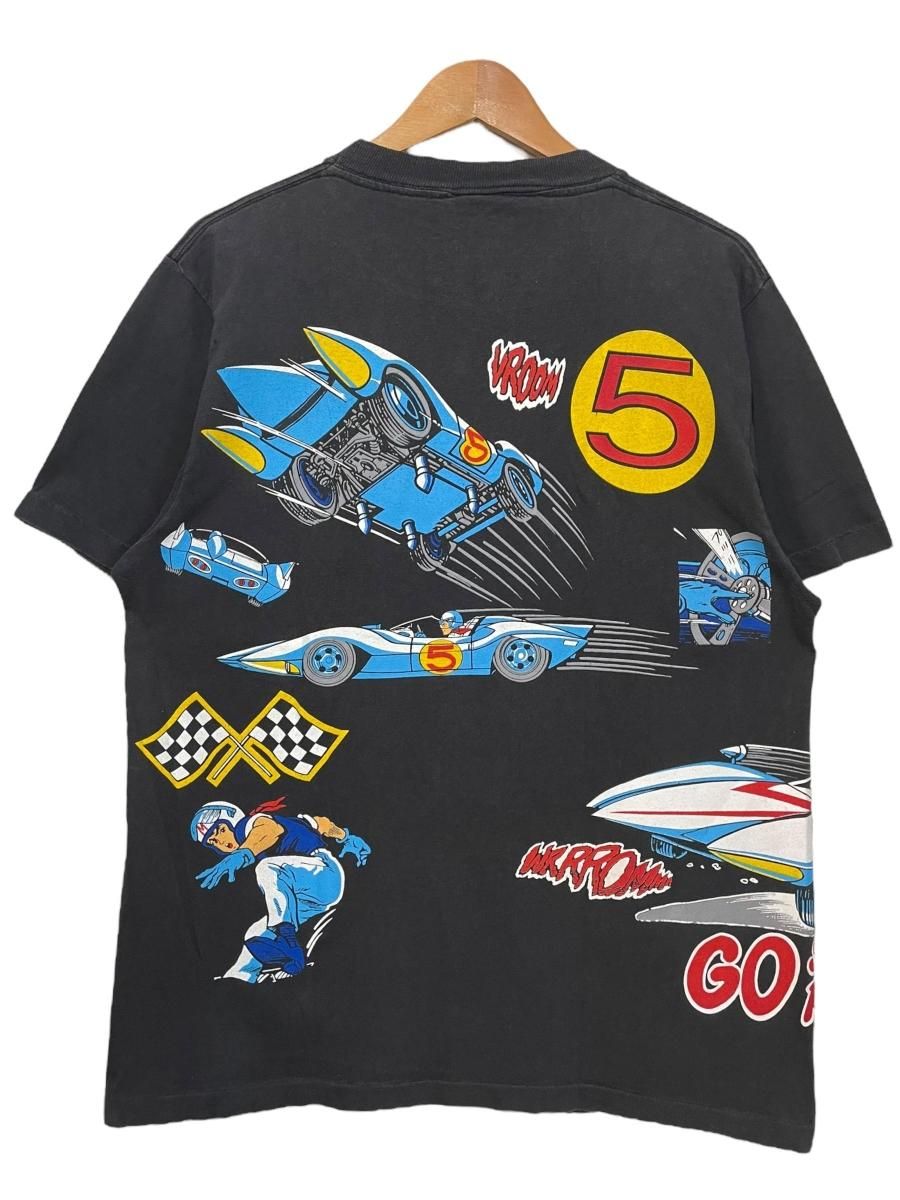 USA製 90s SPEED RACER Multi Print S/S Tee 黒 L スピード USA製 90s SPEED RACER Multi Print S/S Tee 黒 L スピード