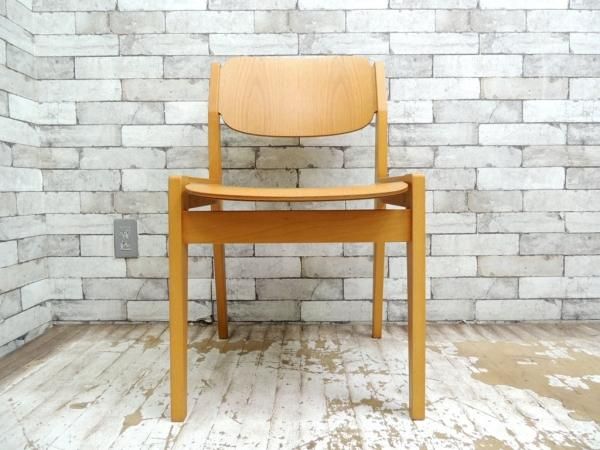 天童木工 TENDO ブックチェア ダイニングチェア S-0507NA-NT 板座 水之江忠臣 図書館椅子 B - TOKYO RECYCLE imption | 東京・世田谷のリサイクル ...