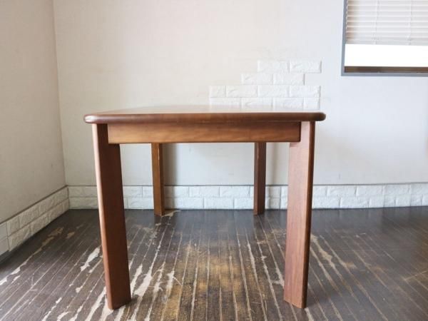 マルニ maruni ダイニングテーブル 天然木 4人掛け w121cm - TOKYO RECYCLE imption | 東京・世田谷のリサイクルショップ デザイナーズ・北欧家具の販売・買取