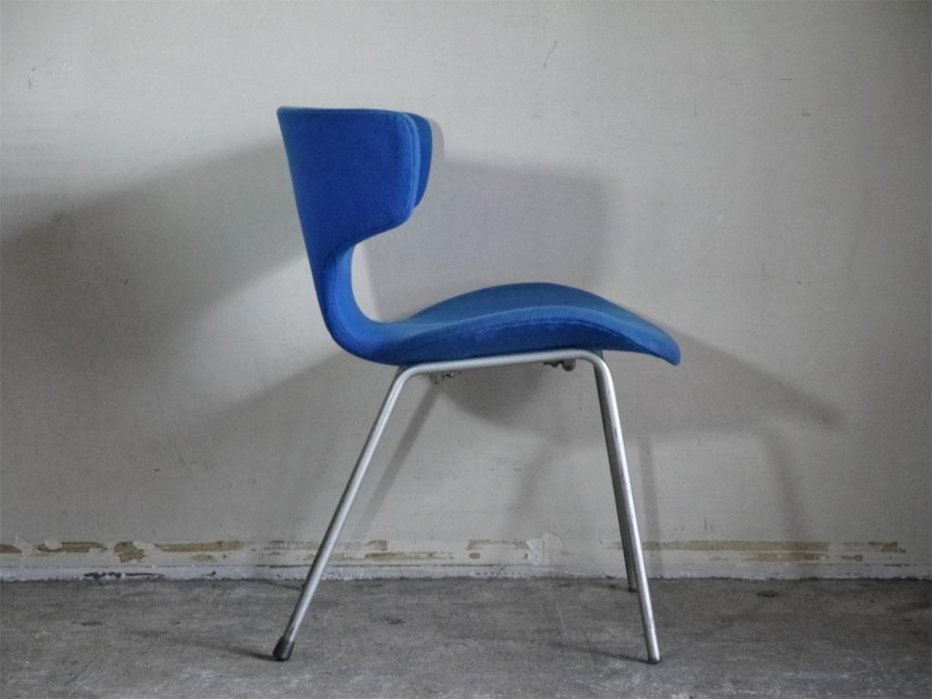 天童木工 Tendo カブトチェア ダイニングチェア ファブリック ブルー 剣持勇 ジャパニーズモダン ミッドセンチュリーモダン ビンテージ - TOKYO RECYCLE imption ...