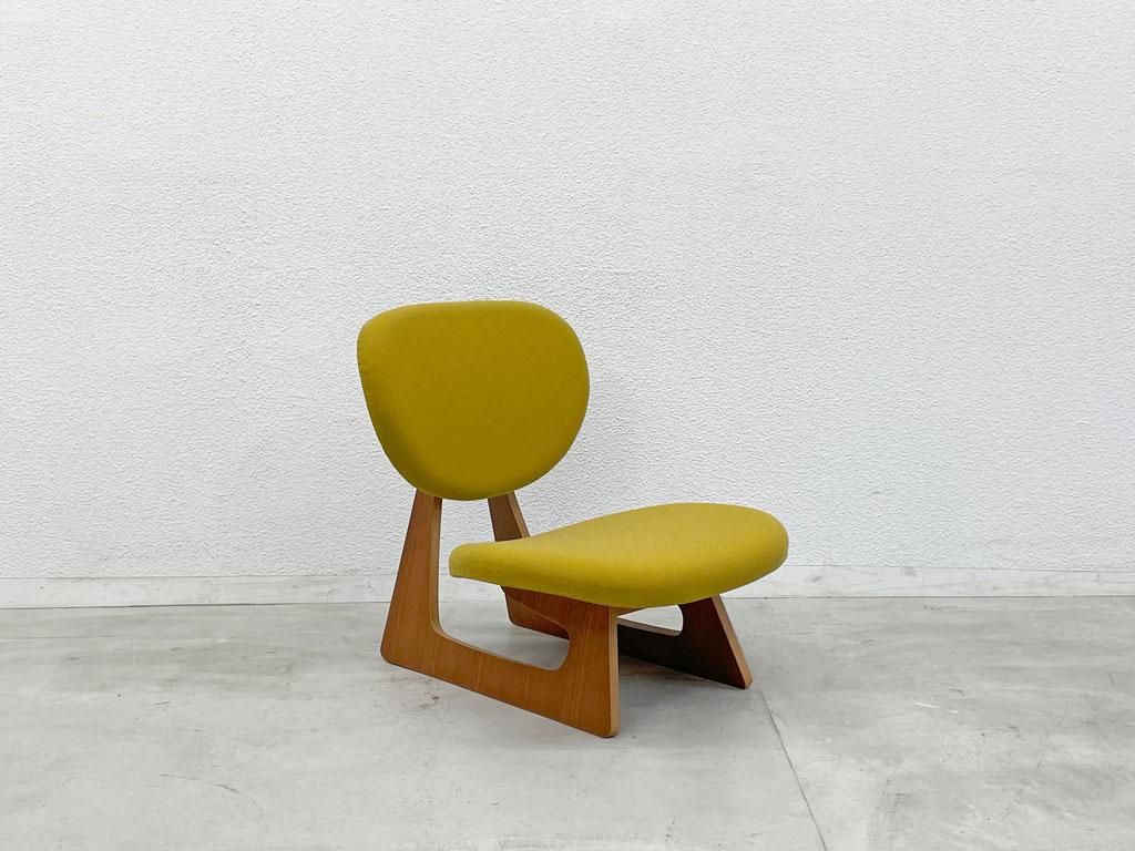 天童木工 Tendo ビンテージ 低座椅子 ローチェア 長大作 マスタード チーク材 背座 張替済 希少 〓 - TOKYO RECYCLE imption | 東京・世田谷のリサイクル ...