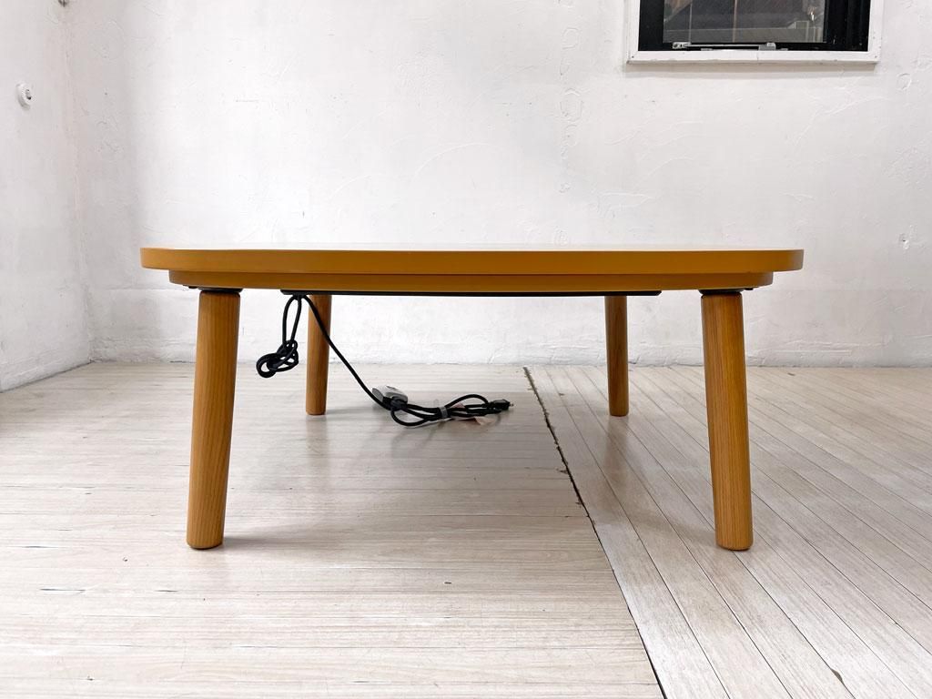 無印良品 MUJI 正方形こたつ ローテーブル タモ材 丸脚 フラットヒーター ナチュラル MJ-KSF840N 廃番 ★ - TOKYO RECYCLE imption | 東京・世田谷の ...