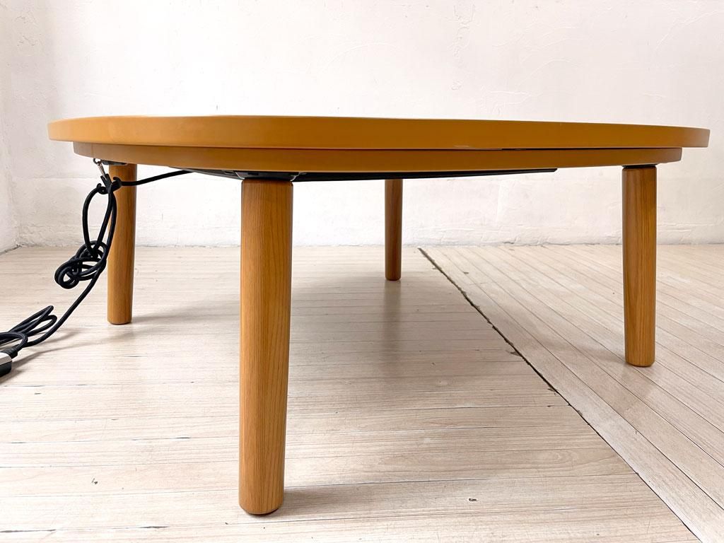 無印良品 MUJI 正方形こたつ ローテーブル タモ材 丸脚 フラットヒーター ナチュラル MJ-KSF840N 廃番 ★ - TOKYO RECYCLE imption | 東京・世田谷の ...