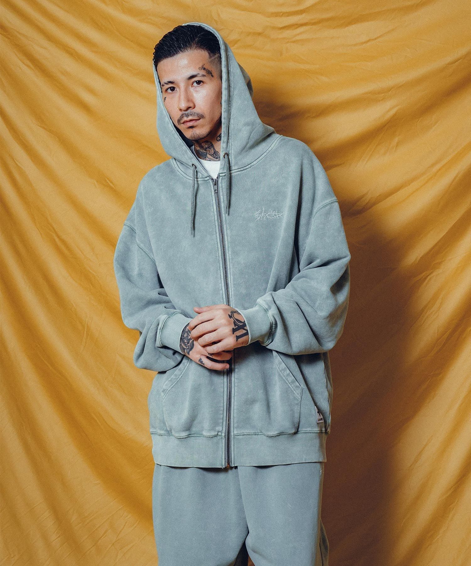 PIGMENT ZIP PARKA-G.I SIGN- - Subciety Online Store PIGMENT ZIP PARKA-G.I SIGN- - Subciety Online Store