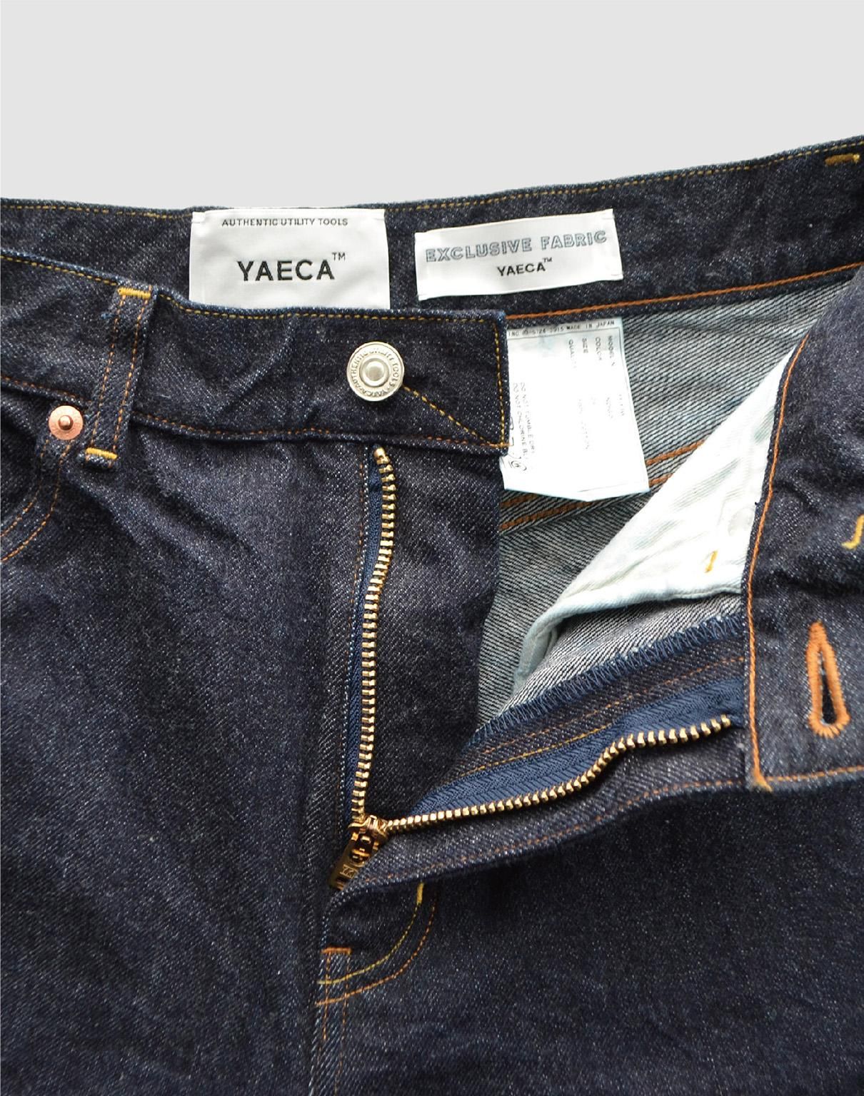 YAECA デニムパンツ ワイドテーパード 11-13W YAECA デニムパンツ ワイドテーパード 11-13W