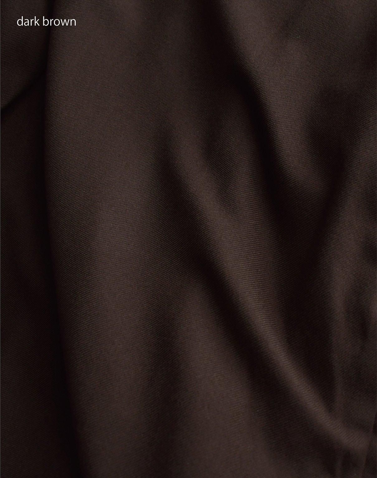 WIRROW Botany wool soft jacket dark brown WIRROW Botany wool soft jacket dark brown