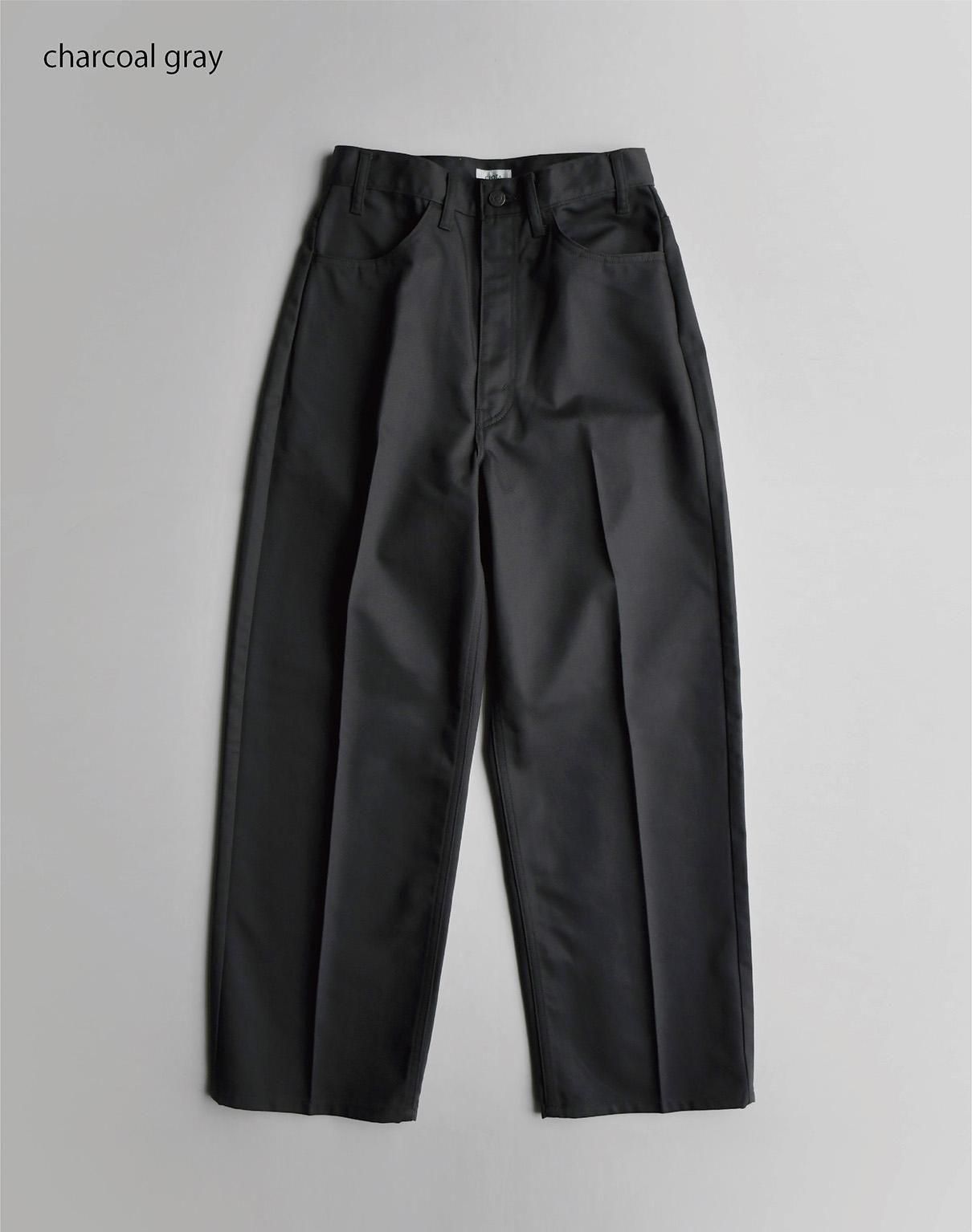 CIOTA 4ポケット バギーパンツ charcoal gray CIOTA 4ポケット バギーパンツ charcoal gray