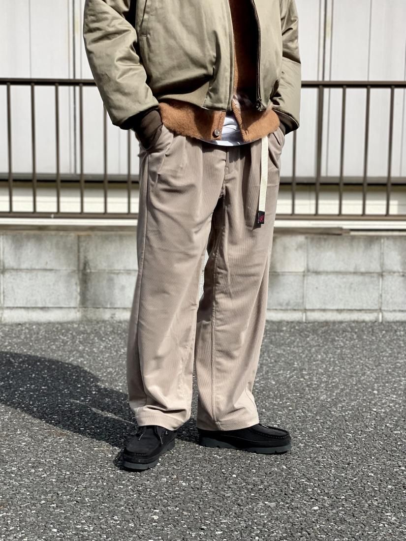 White Mountaineering】WM × GRAMICCI CORDUROY 3 TUCK PANTS White Mountaineering】WM × GRAMICCI CORDUROY 3 TUCK PANTS