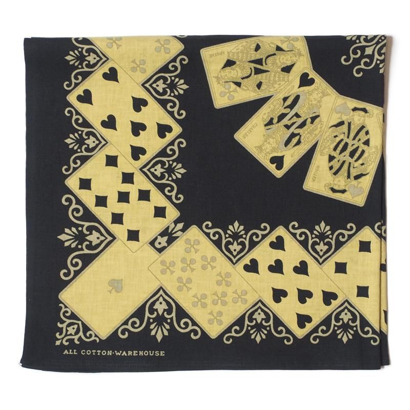WAREHOUSE & CO. / Lot 5240 SELVEDGE BANDANA(TRUMP PATTERN WAREHOUSE & CO. / Lot 5240 SELVEDGE BANDANA(TRUMP PATTERN