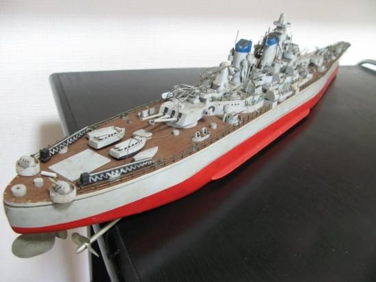 即納!ヴィンテージ 米海軍戦艦「ミズ-リ」完全ハンドメイド 元 即納!ヴィンテージ 米海軍戦艦「ミズ-リ」完全ハンドメイド 元