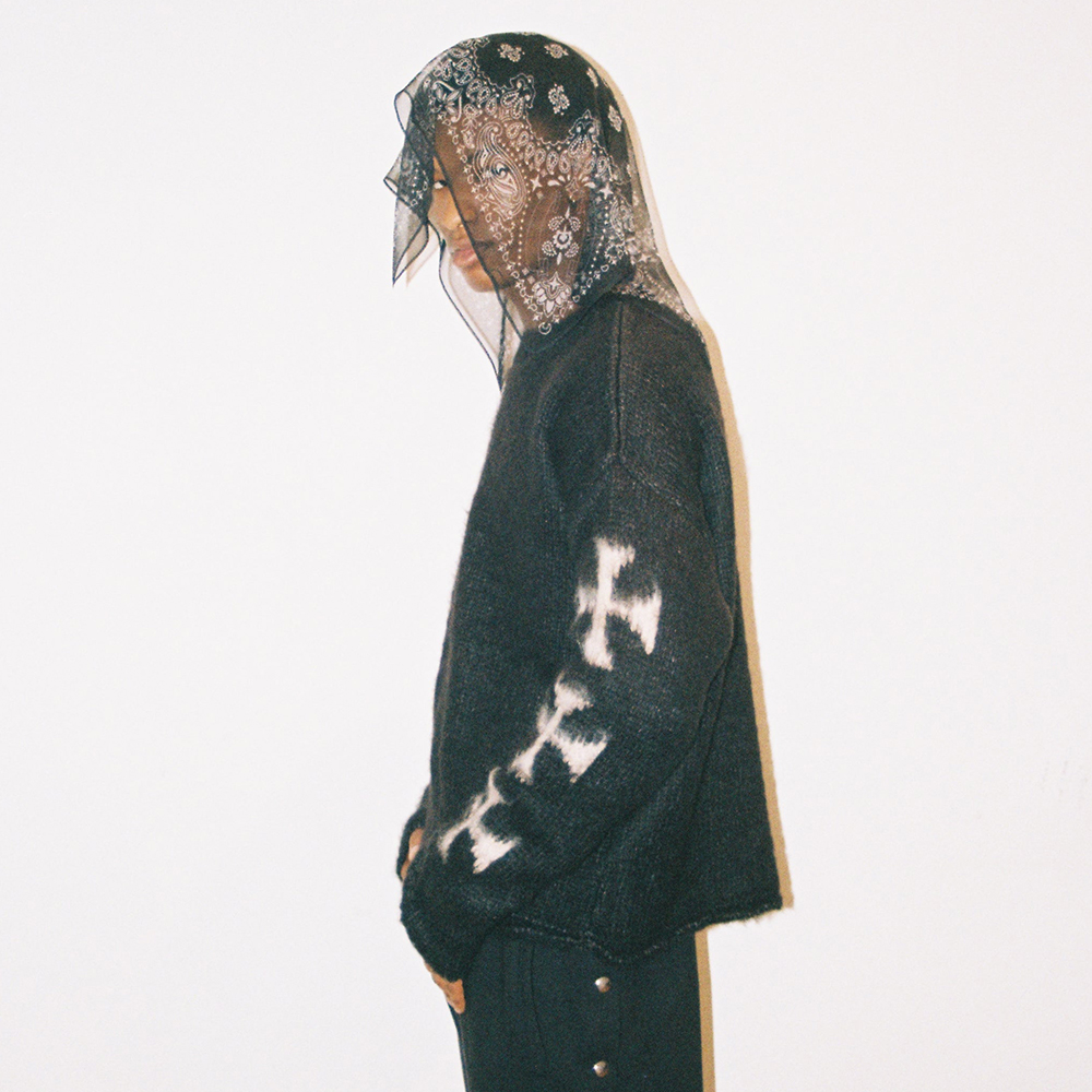 ASKYURSELF (アスクユアセルフ)商品ページ - Brushed Cross Knit ASKYURSELF (アスクユアセルフ)商品ページ - Brushed Cross Knit