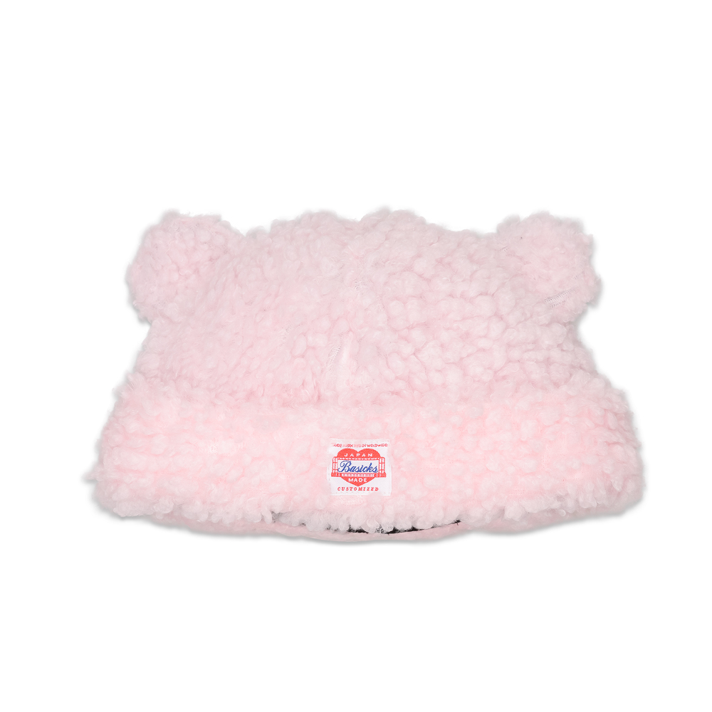BASICKS(ベイシックス)商品ページ - Bear Beanie - Pink BASICKS(ベイシックス)商品ページ - Bear Beanie - Pink