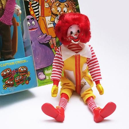 アメリカ・REMCO社のMcDonald'sのキャラクタードール 「Ronald アメリカ・REMCO社のMcDonald'sのキャラクタードール 「Ronald