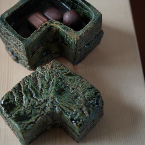 織部重箱 陶芸家 金本卓也【Galleryてとて】|食器 織部重箱 陶芸家 金本卓也【Galleryてとて】|食器