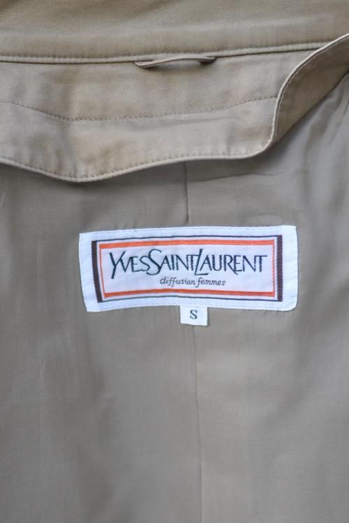 Yves saint Laurent(イブサンローラン) 金ボタン トレンチコート Yves saint Laurent(イブサンローラン) 金ボタン トレンチコート