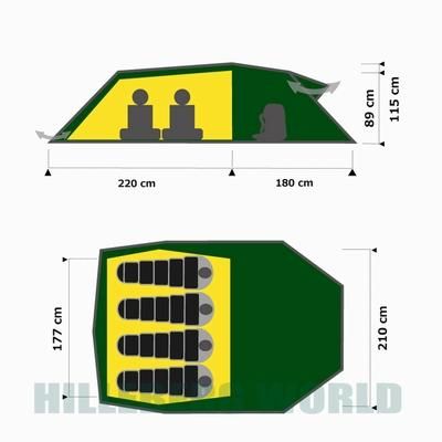 ナロ 4 GT グリーン / NALLO 4 GT Green / 4シーズン - 4人用 ナロ 4 GT グリーン / NALLO 4 GT Green / 4シーズン - 4人用