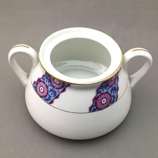 東洋陶器シュガーポット - ANTIQUE LEAVES 東洋陶器シュガーポット - ANTIQUE LEAVES
